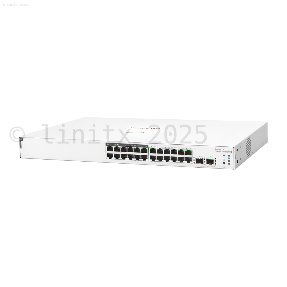 HPE Instant On Switch 24p Gigabit CL4 PoE 2p SFP 195W 1830