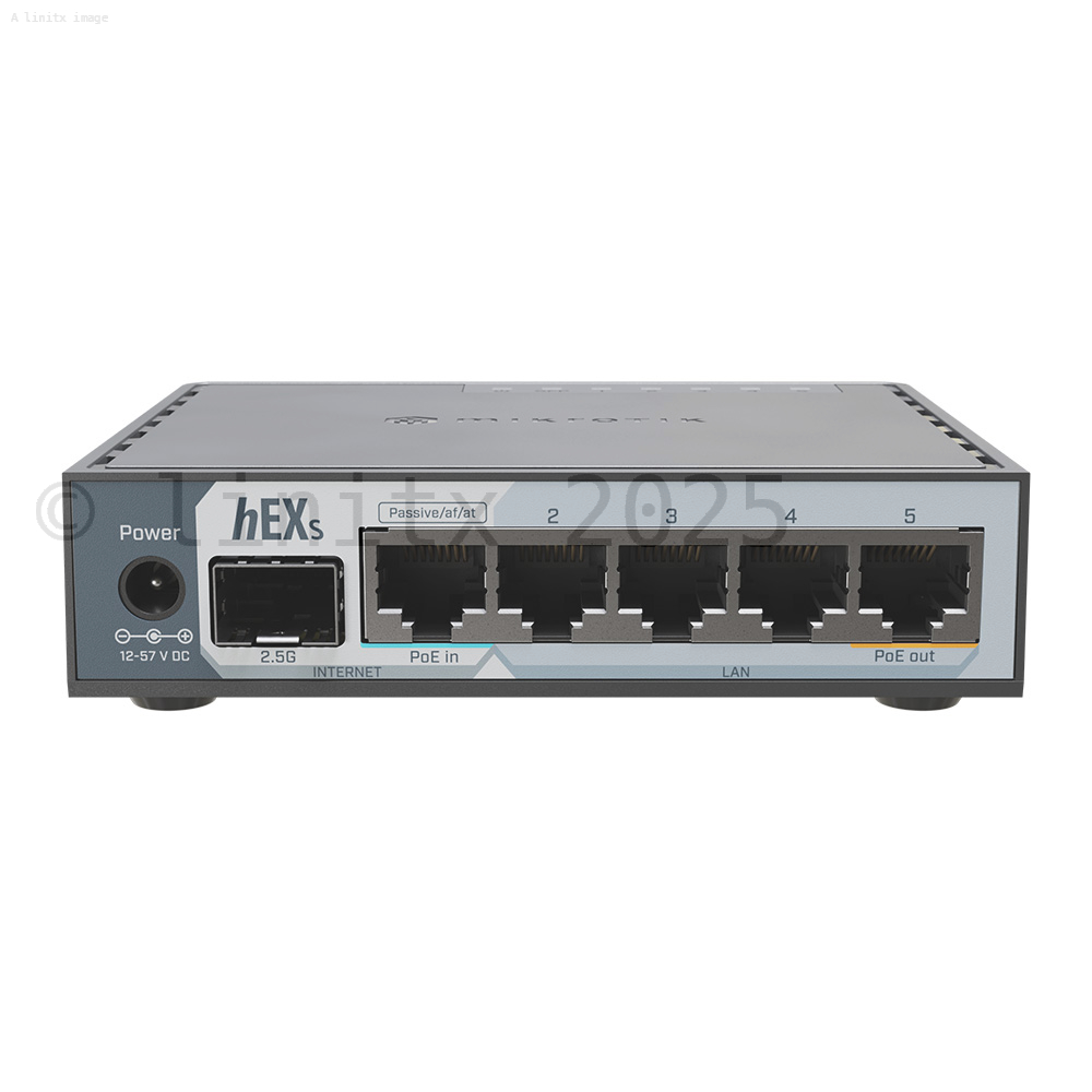 MikroTik - The hEX S Refresh 2025 - E60iUGS (RouterOS L4, UK ...