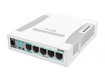 MikroTik RouterBoard 5 Port Gigabit + SFP Managed Switch with ...
