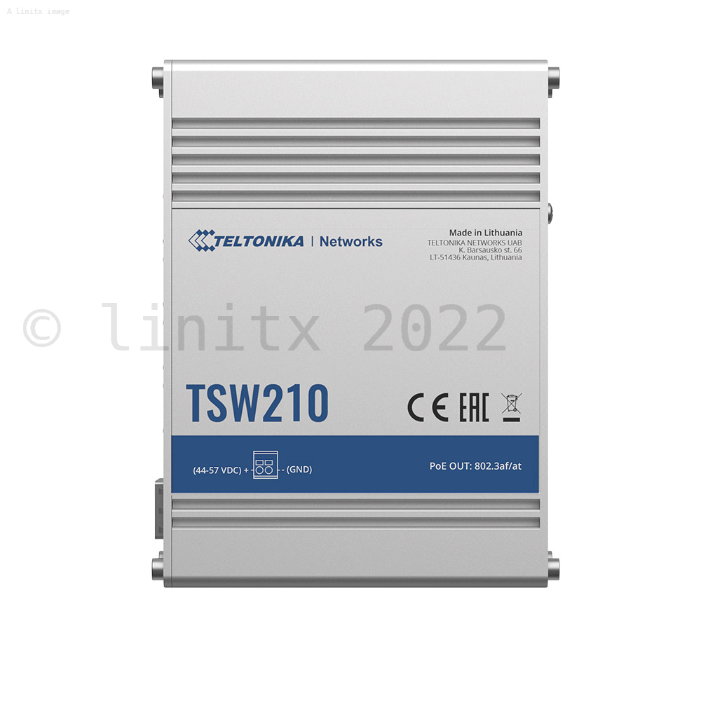 Teltonika Unmanaged Industrial Network Switch - TSW210 (No ...